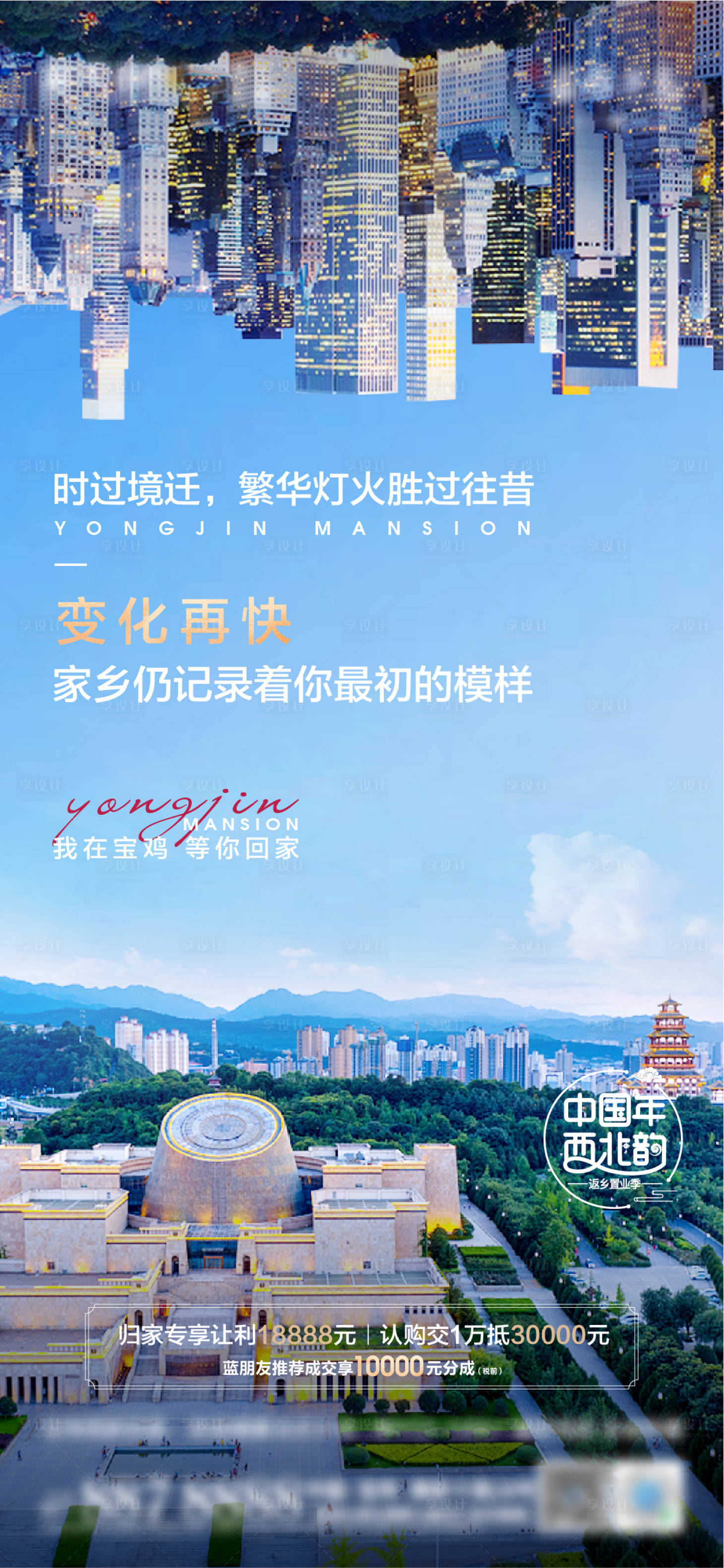 房地产城市价值点海报ai广告设计素材海报模板免费下载 享设计
