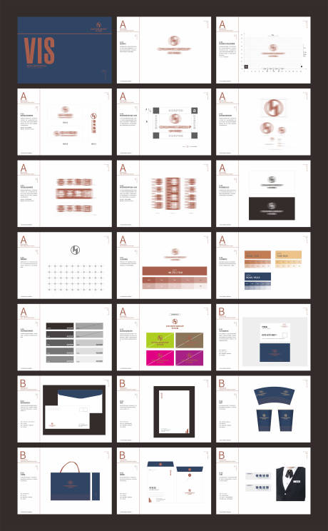 品牌VIS手册AI+CDR广告设计素材海报模板免费下载-享设计