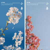 小暑海报PSD 设计素材和海报模板免费下载-享设计