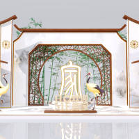 地产交付合影美陈C4D 设计素材和海报模板免费下载-享设计