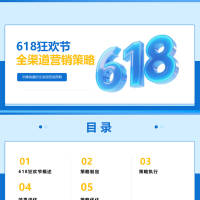 618狂欢节全渠道营销策略PPTPPT 设计素材和海报模板免费下载-享设计