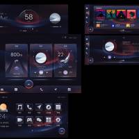 HMI车载仪表盘车载中控UI设计PSD 设计素材和海报模板免费下载-享设计